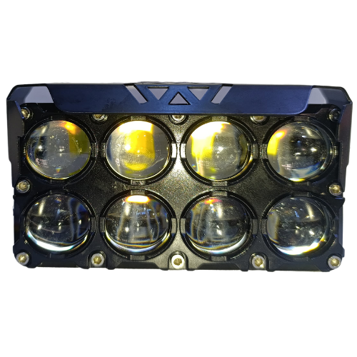 FARO RECTANGULAR 8 LED – LUPA DE 8 RECTANGULAR (PAR) – FullCarGavilan ...